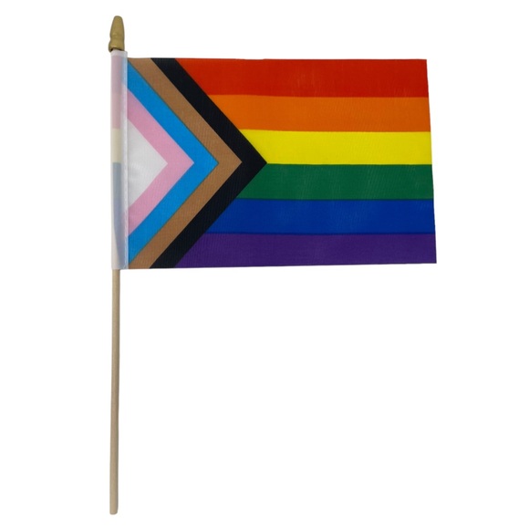 Party Supplies | Progress Gay Pride Mini Stick Flag Lgbt Lgbtq Small ...